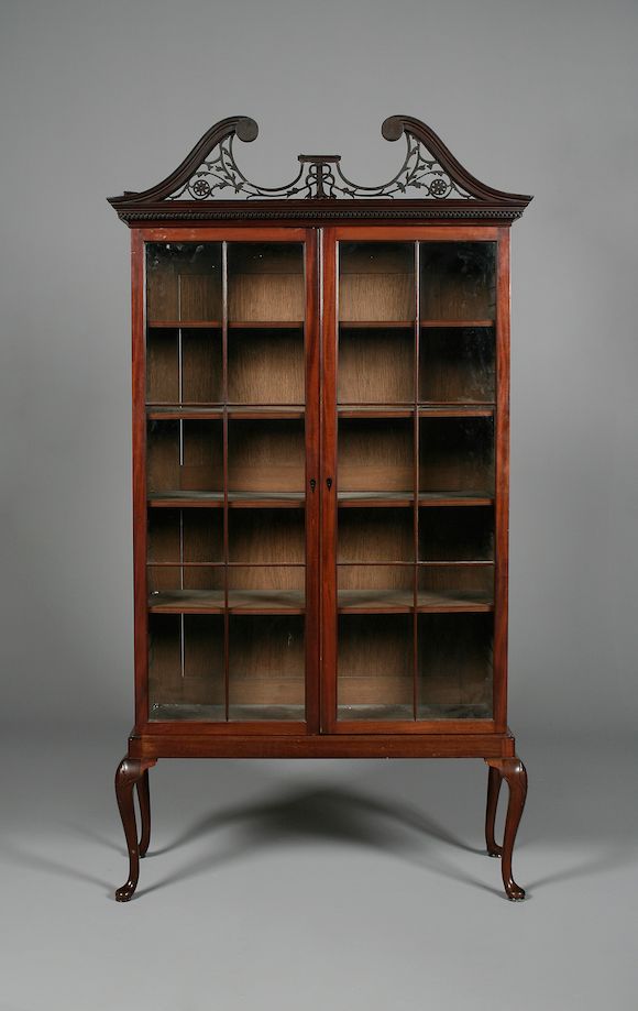 Bonhams : A 18th century style mahogany bookcase