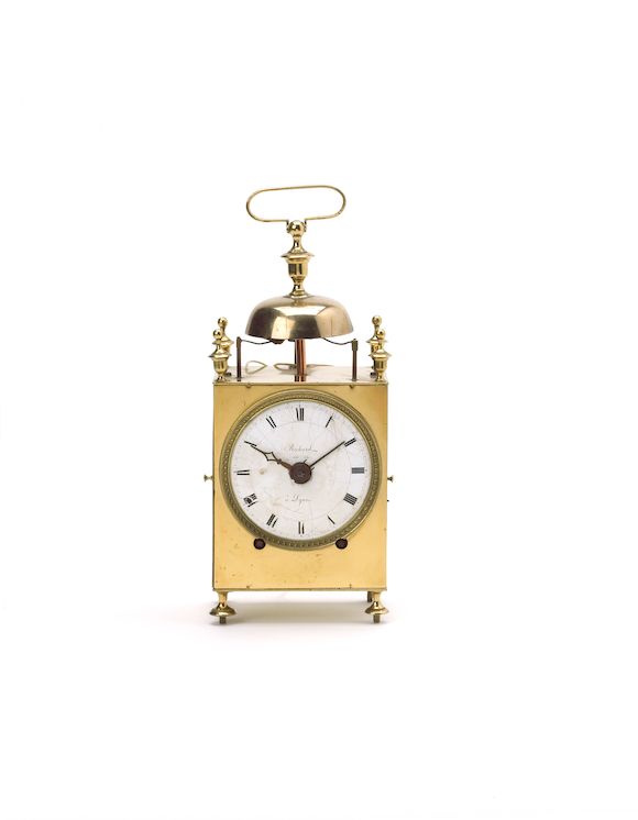 Bonhams : An early 19th century French Cappucine repeating clock ...
