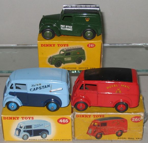 Bonhams : Dinky three vans