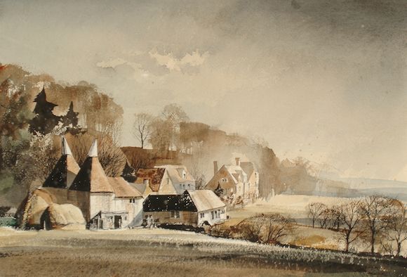 Bonhams : Rowland Hilder (British, 1905-1993) Crockham Hill, Kent