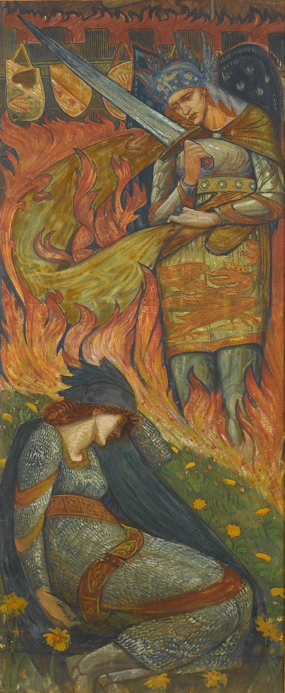 Bonhams : Simeon Solomon (British, 1840-1905) The sleeping maiden ...