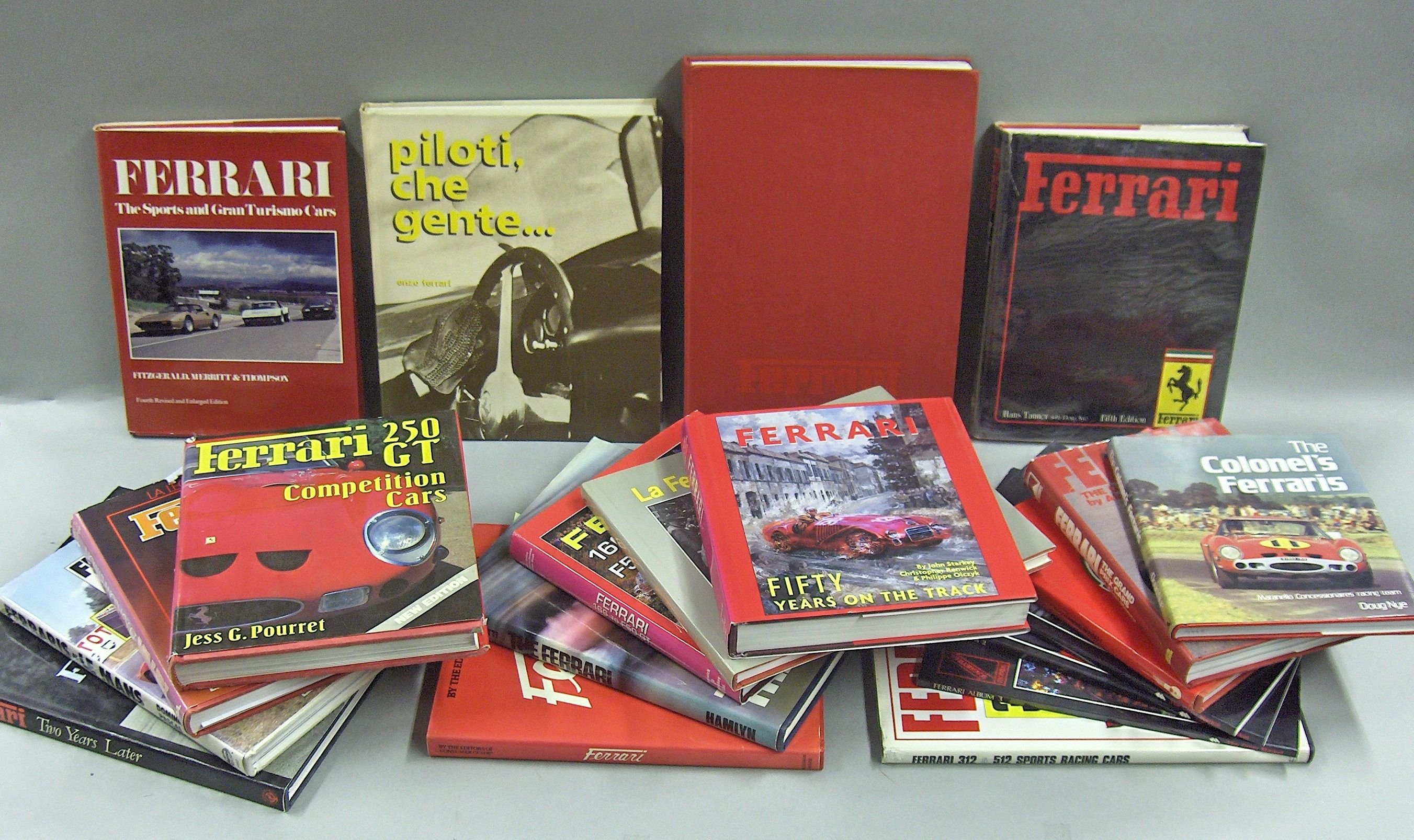 Bonhams Cars : A collection of books relating to Ferrari racing and ...
