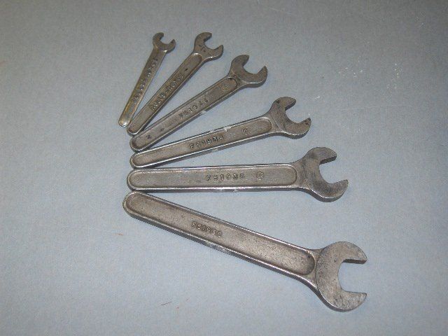 Bonhams Cars : A set of six Rolls-Royce C spanners,