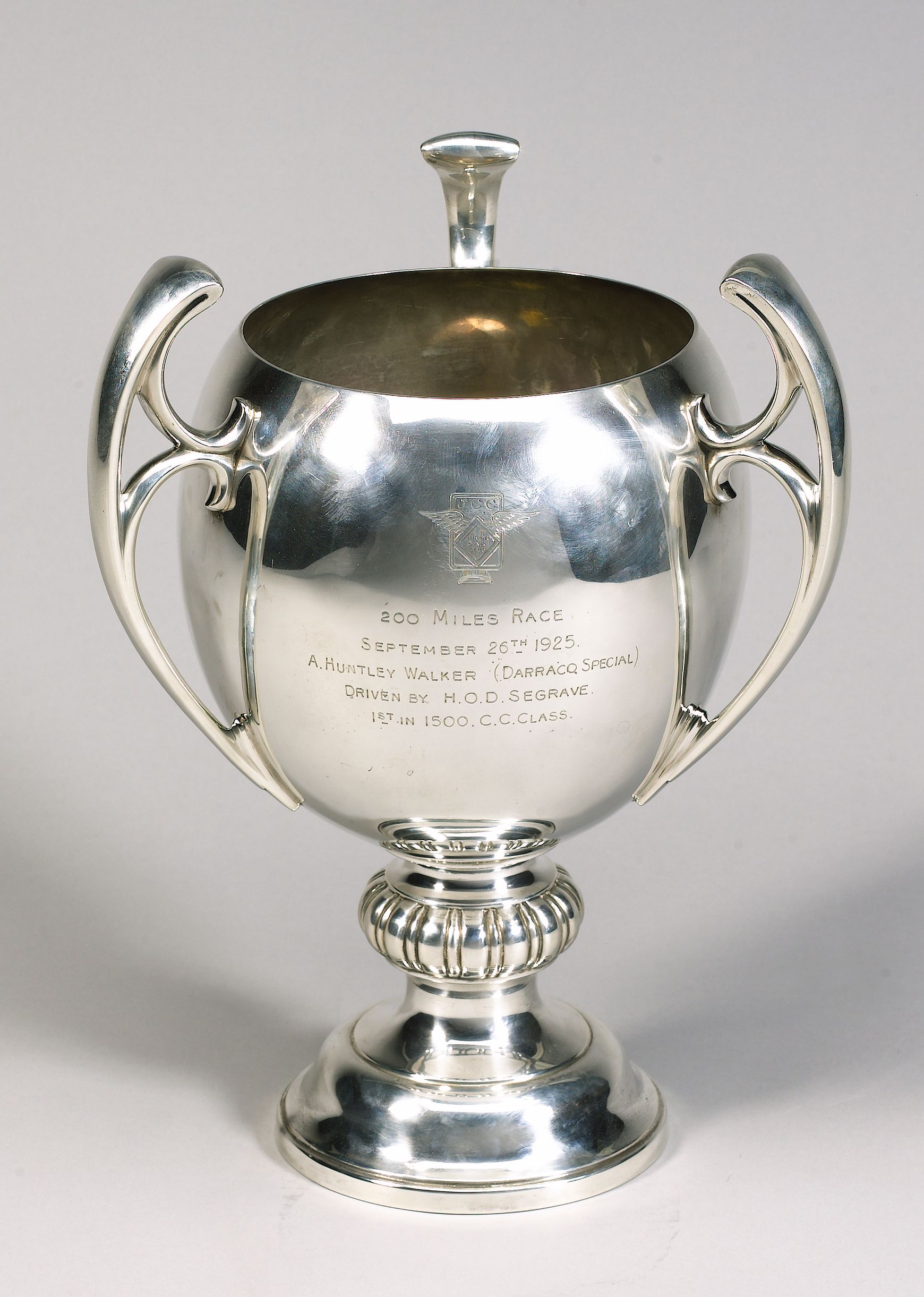 Bonhams Cars : A tygg type cup presented to Major H.O.D. Segrave by the ...