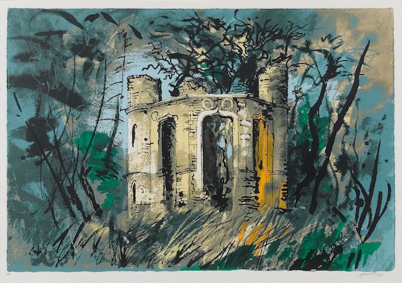 Bonhams : John Piper C.H. (British, 1903-1992) Dinton Folly Screenprint ...