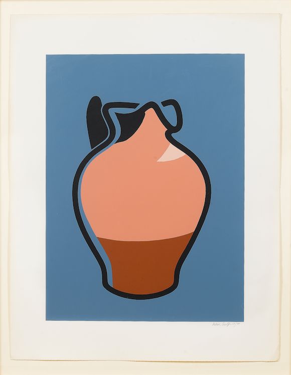 Bonhams : Patrick Caulfield (British, 1936-2005) Brown Jug Screenprint ...