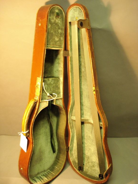 Bonhams : A leather Violin Case by W.E Hill & Sons
