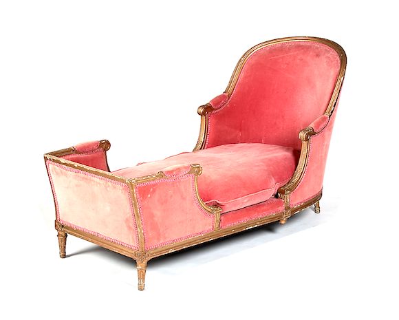Bonhams : A French 18th century style Bergèr day-bed