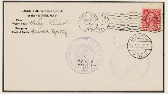Bonhams : United States of America: 1931 cover of the Round the World ...