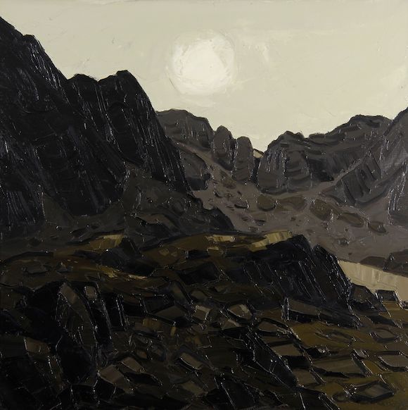 Bonhams : Sir Kyffin Williams (British, 1918-2006) "Cwm Idwal, No. 1",