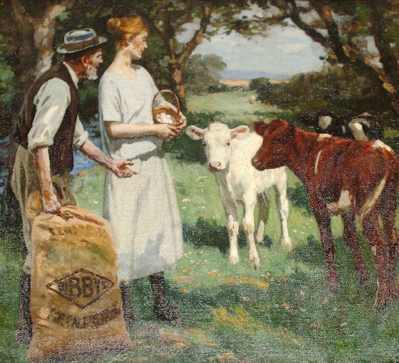 Bonhams : William Gunning King (British, 1859-1940) Bibby's for calf ...