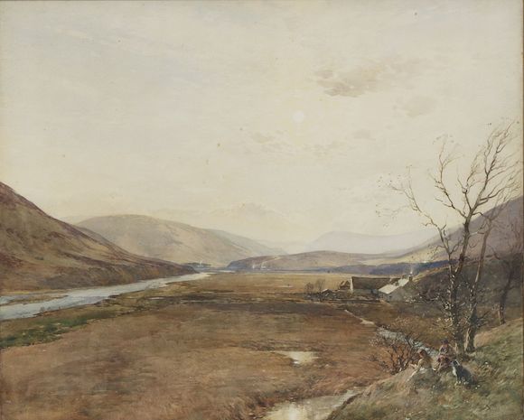 Bonhams : Tom Scott, RSA (British, 1859-1927) "A Yarrow Pastoral"