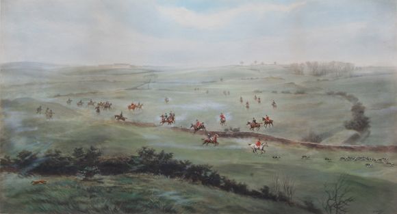 Bonhams : After Geoffrey Douglas Giles 'The Kildare - a gallop across ...