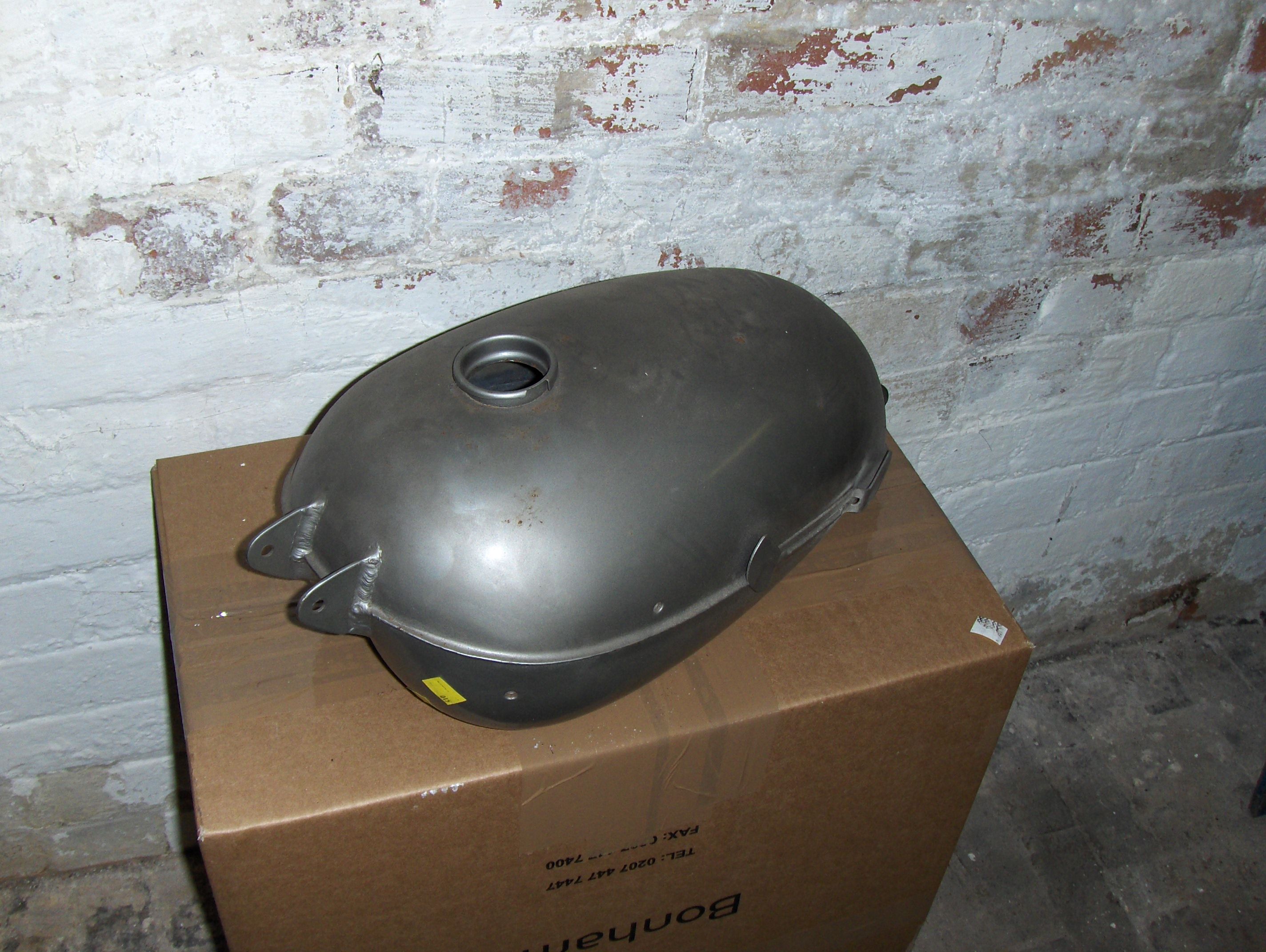 Bonhams Cars : A Triumph Tiger Cub petrol tank,