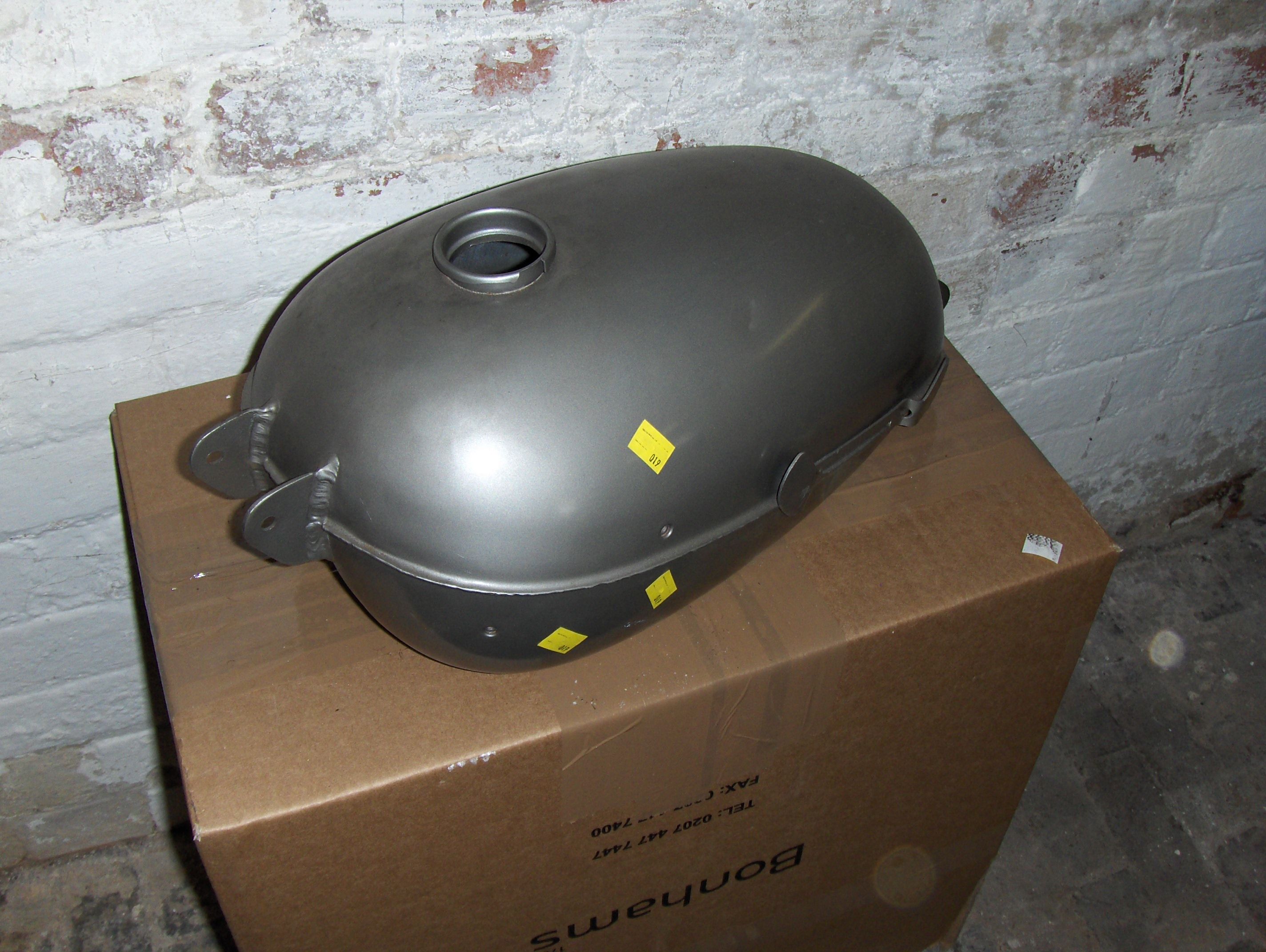 Bonhams Cars : A Triumph Tiger Cub petrol tank,