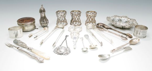 Bonhams : A collection of silver