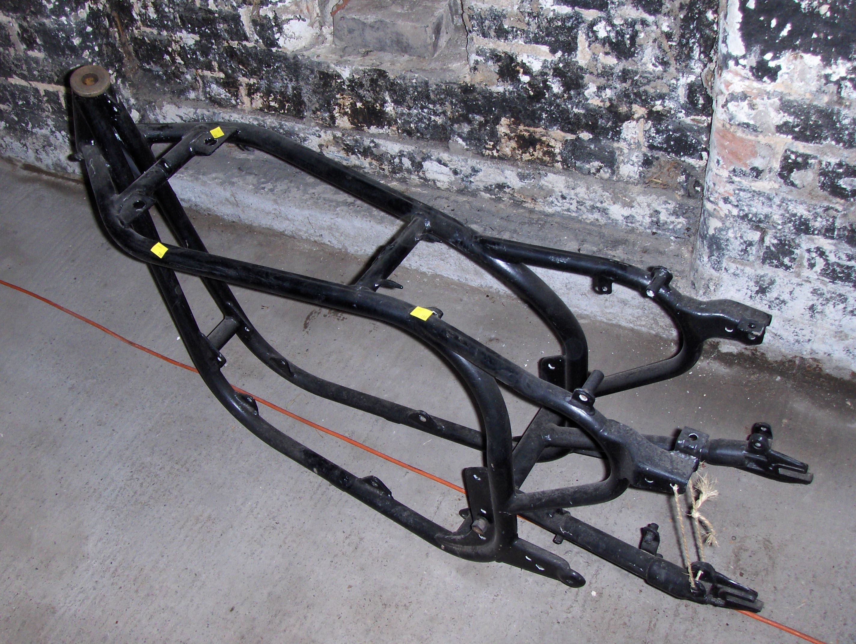 Bonhams Cars : A slimline Norton Featherbed frame,