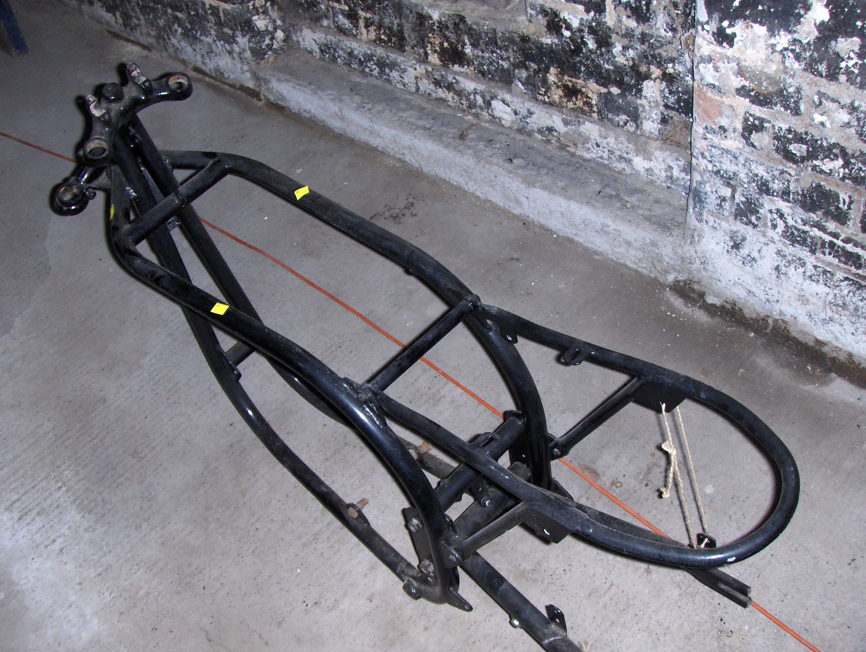 Bonhams Cars : A wideline Norton Featherbed frame,