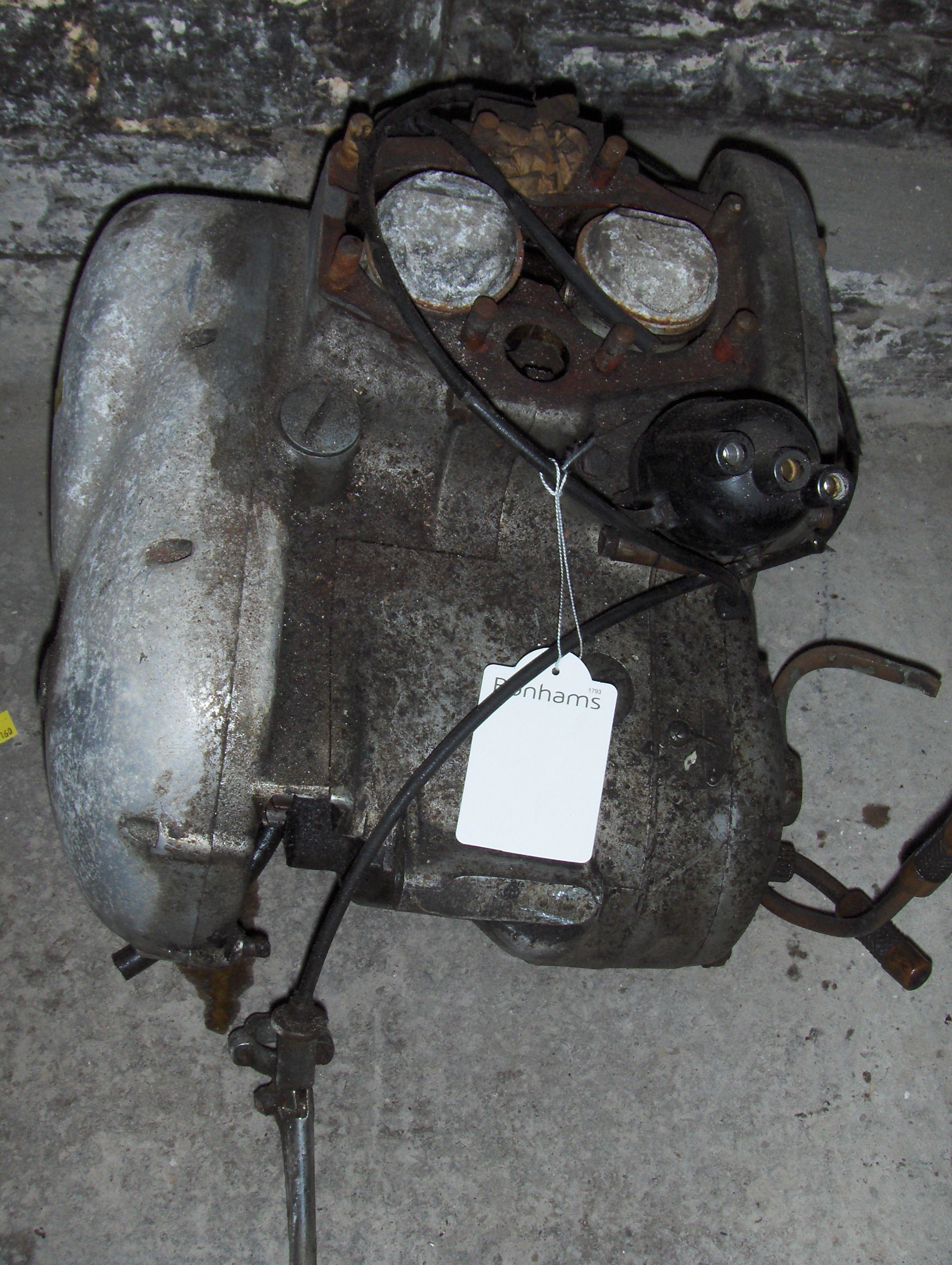 Bonhams Cars : A Triumph 3TA engine,