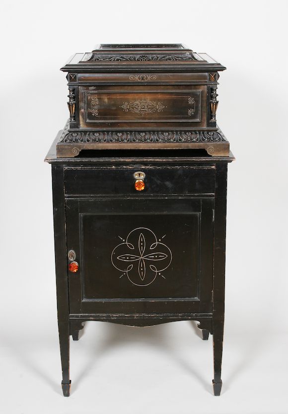 Bonhams : A Polyphon style 45S disc musical box