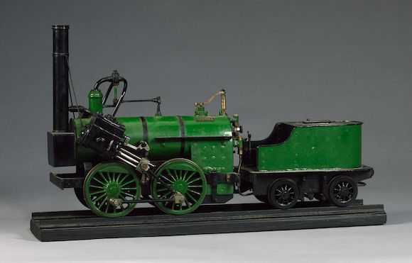 Bonhams : A 3 1/2in gauge model 0-4-0 locomotive and tender 'Cynthia ...