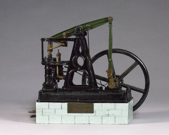 Bonhams : A model single cylinder 'A' frame beam engine 'Vulcan'. 2