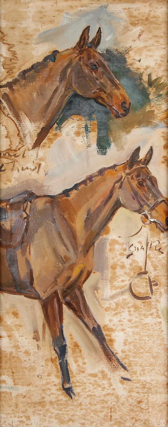 Bonhams : Peter Biegel (1913-1987) 'Snaffle' - head studies