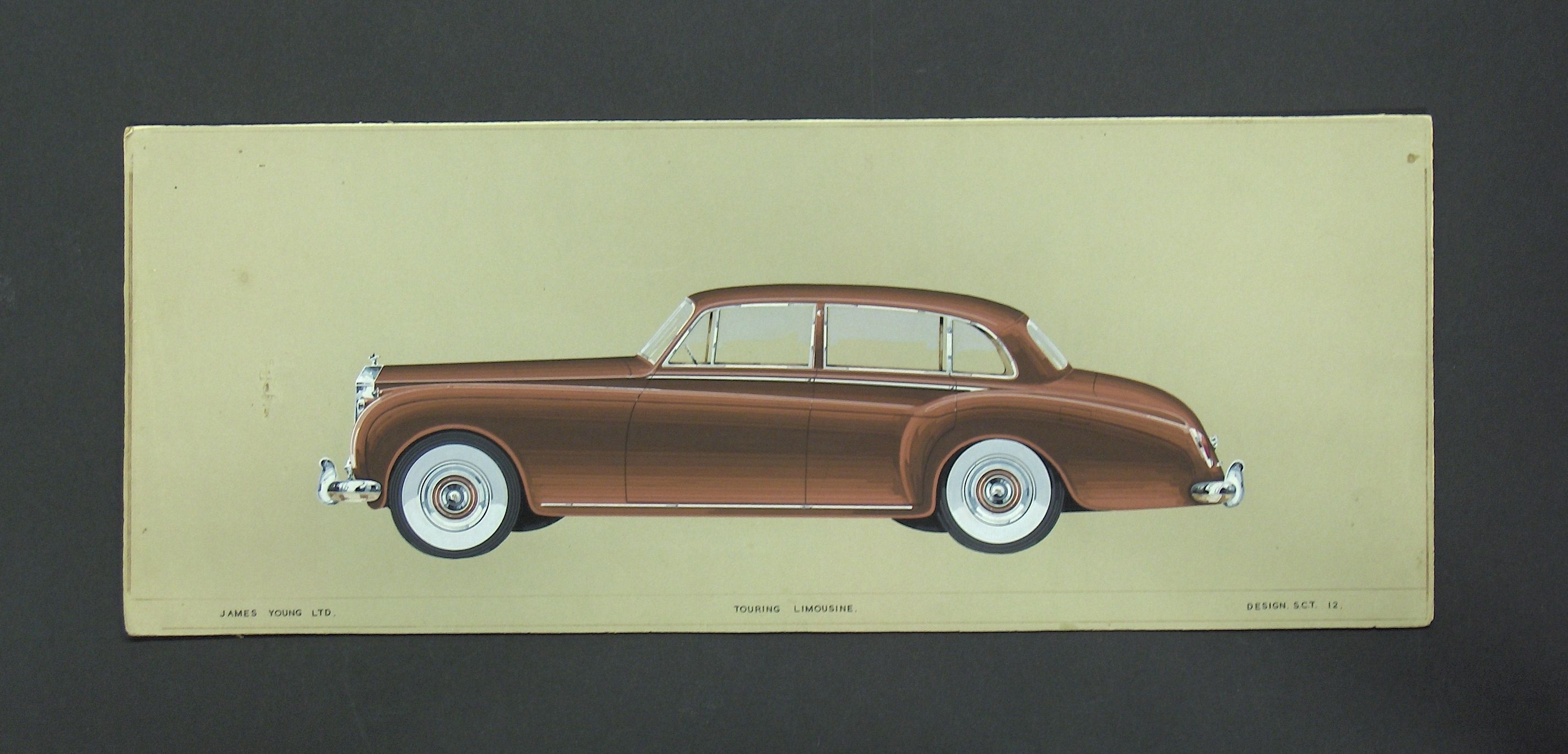 Bonhams Cars : A James Young Ltd. Original artwork design SCT 12,