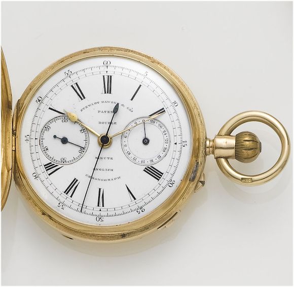 Bonhams : Stewart Dawson & Company. An 18ct gold full hunter patent ...