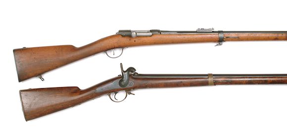 Bonhams : A French 11MM 1866 Model Breech-Loading Needle-Fire Military ...