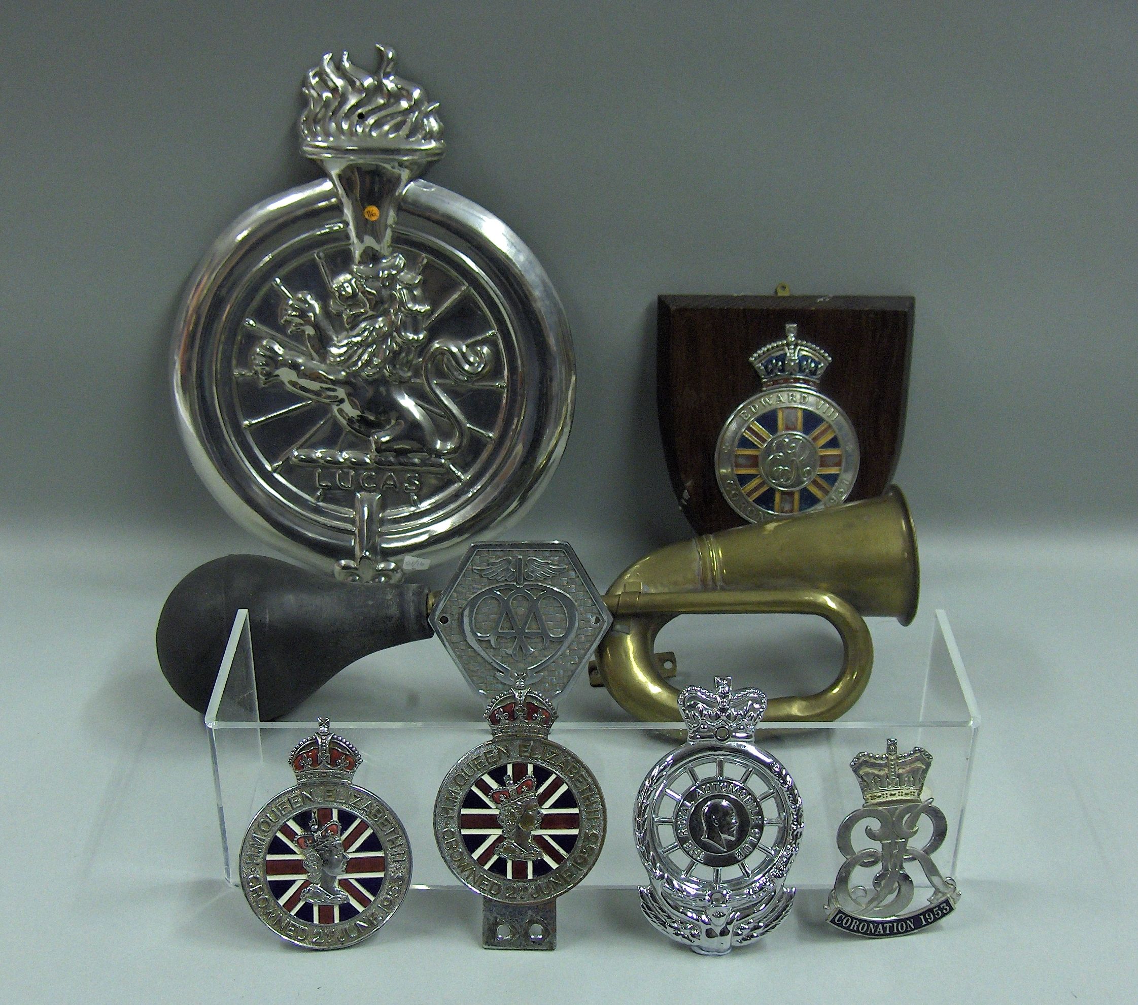 Bonhams Cars : Seven Coronation and other car badges,