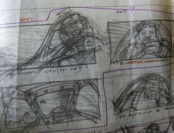 Bonhams : A collection of production drawings and storyboards from The ...