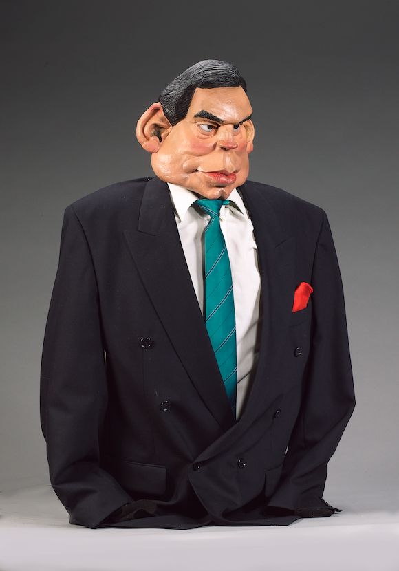 Bonhams : A puppet of Gordon Brown from the TV series, 'Spitting Image ...