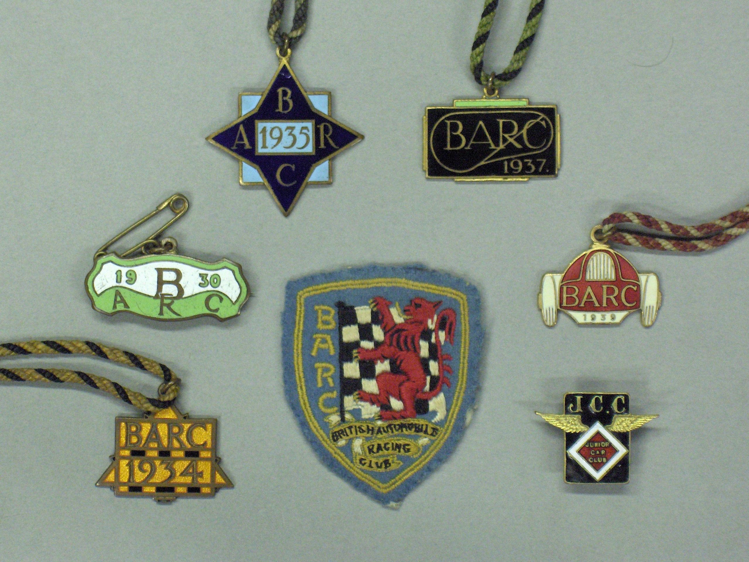 Bonhams Cars : A good lot of pre war motor racing badges,