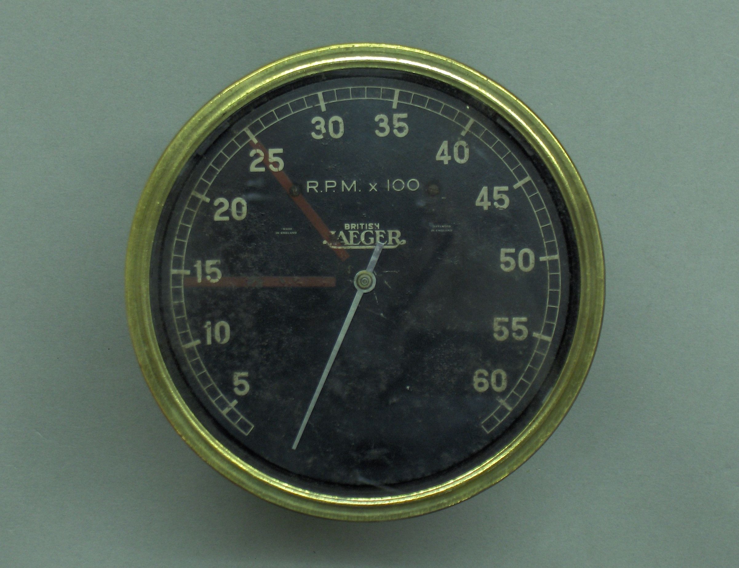 A Jaeger chronometric 0-90mph speedometer and trip, - auctions & price ...