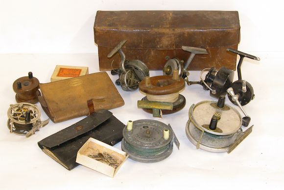 Bonhams : A Hardy the 'Longstone' centre pin reel 4½in