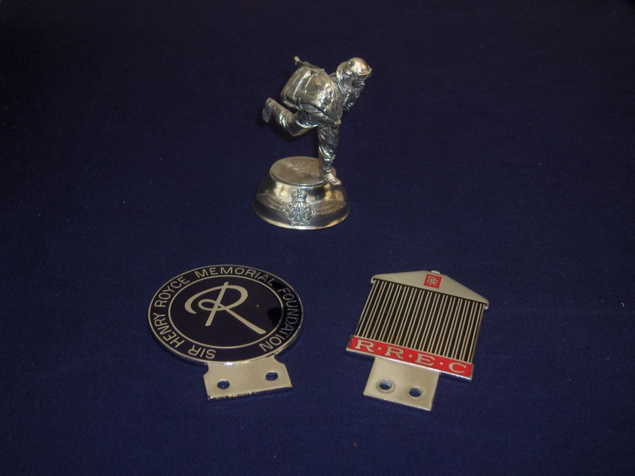 Bonhams Cars : A R-R.E.C. car badge and a Sir Henry Royce Memorial ...