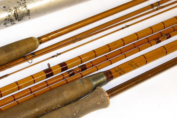 Bonhams : Five Hardy rods and one other: The ‘Keith Rollo’ three piece ...