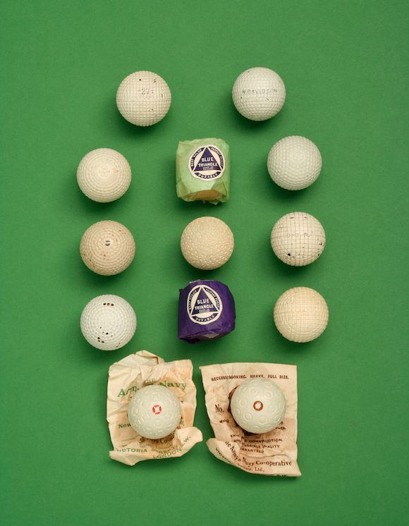 Bonhams : An Army & Navy C. S. L. No.2 rubber-cored golf ball circa ...