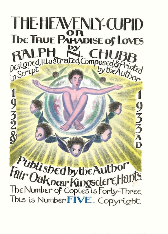 Bonhams : CHUBB (RALPH N.) The Heavenly Cupid or the True Paradise of ...