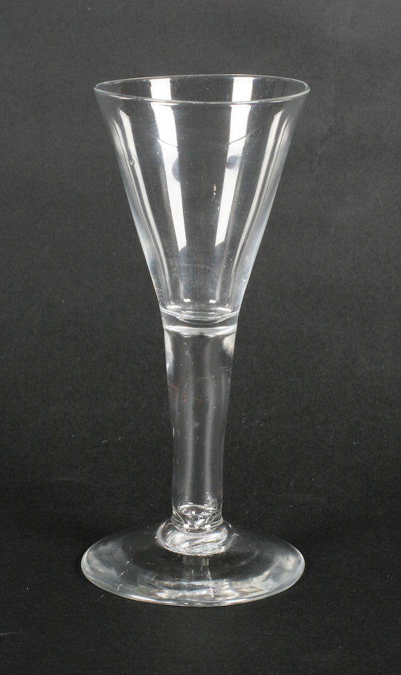 Bonhams An Excise Wine Glass Circa 1750