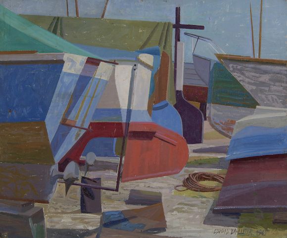 Bonhams : Edward D'Arcy Lister, A.R.C.A. (British, 1911-1976) "Rudders ...
