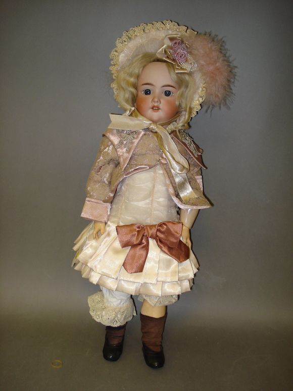 Bonhams : Cuno & Otto Dressel bisque head girl doll, circa 1910