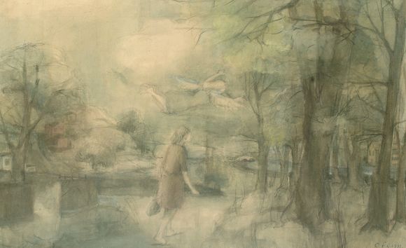 Bonhams : (n/a) Connie Fenn (British, 1933-2001) The Arch Angel Gabriel