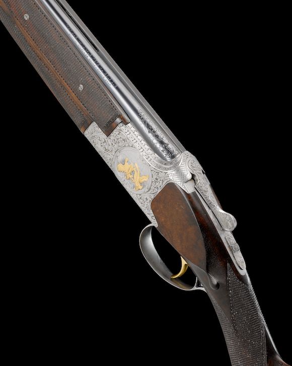Bonhams : A fine Diet de Sarolay engraved 28-bore (2¾in) single-trigger ...