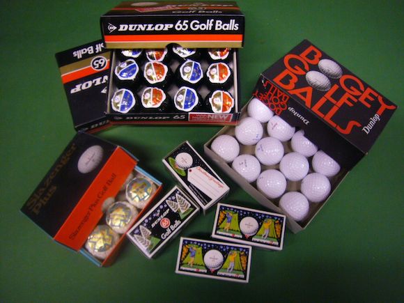 Bonhams : A selection of mainly wrapped small sized golf balls