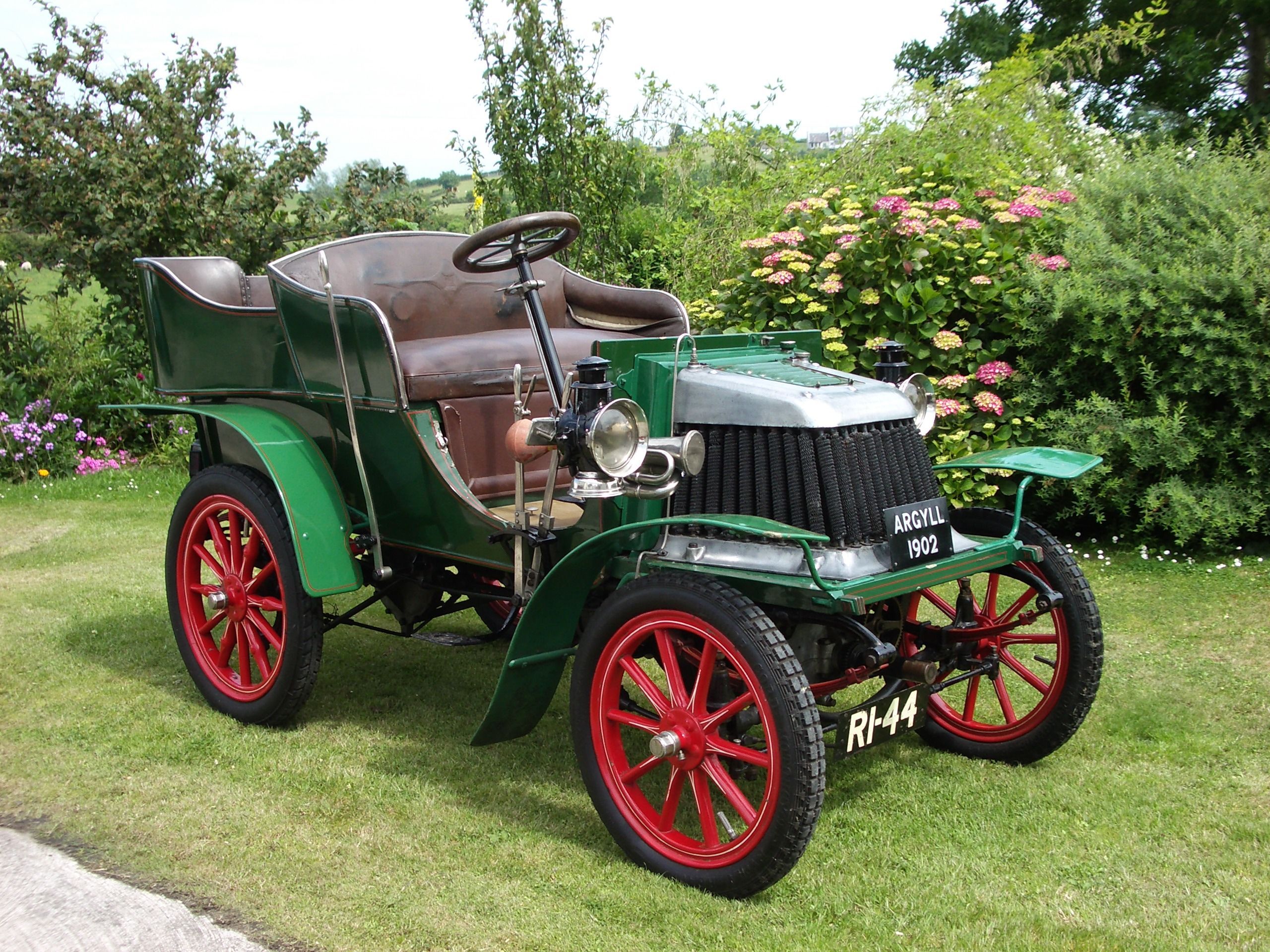 Bonhams Cars : 1902 Argyll 8hp Rear Entrance Tonneau Chassis no. 180 ...