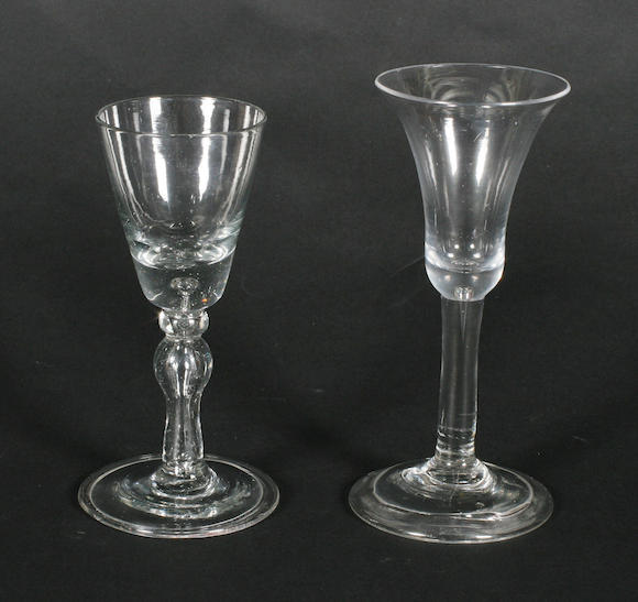 Bonhams Two Wine Glasses