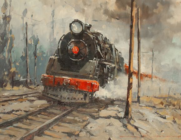 Bonhams : John M Crump The train