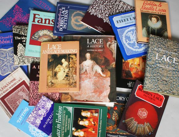 Bonhams : A collection of lace books, exhibition catalogues and an A1 ...